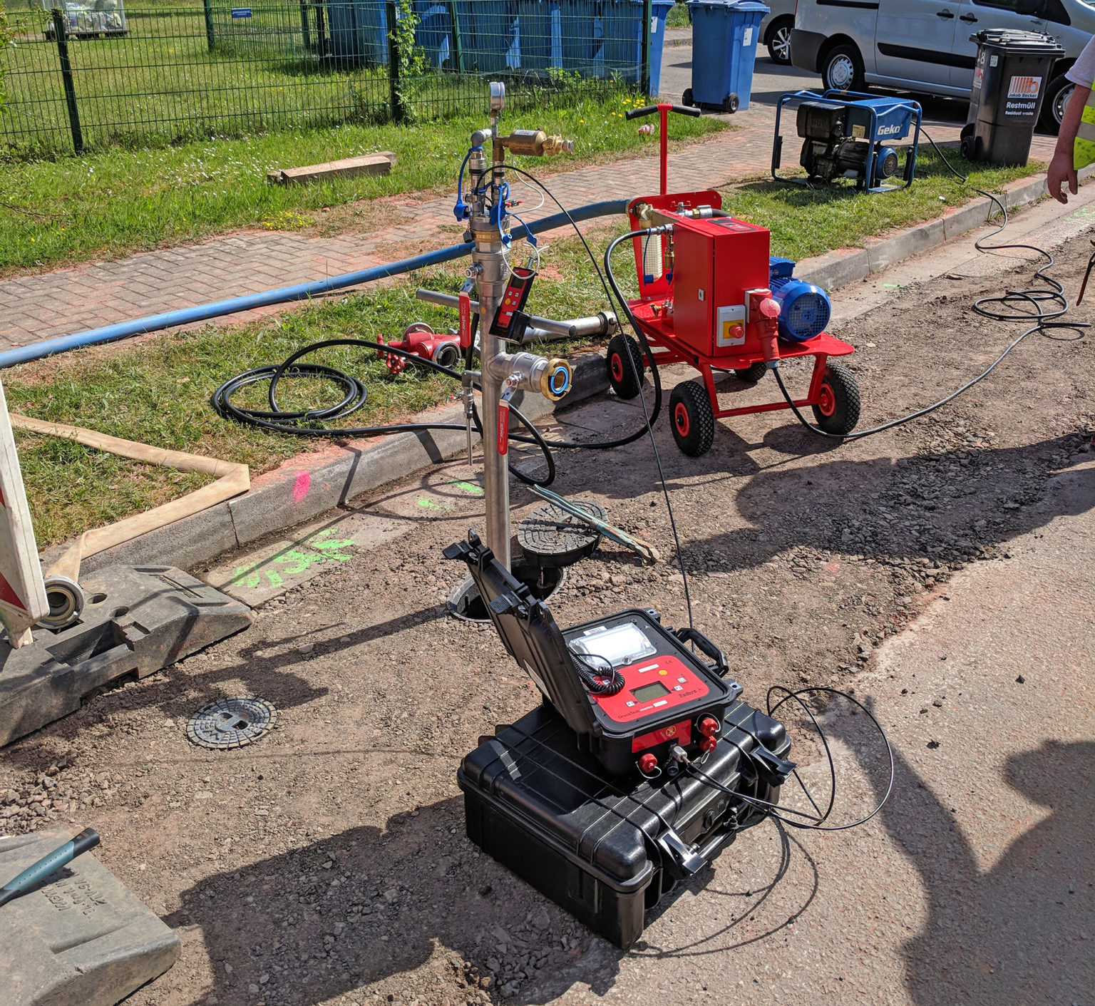 The basics of pressure tests on water pipelines - Esders GmbH