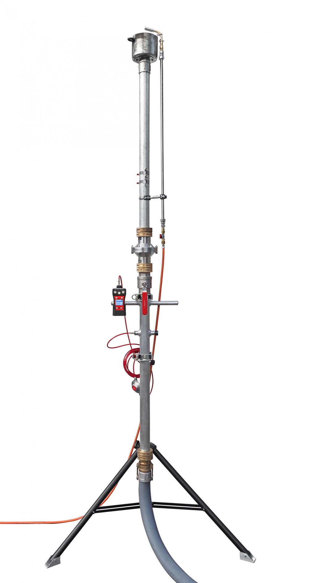 Mobile gas flares reduce methane emissions - Esders GmbH