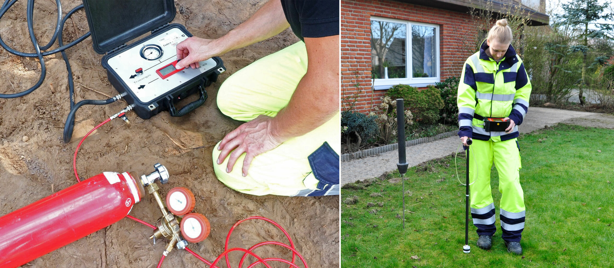 Leak detection on water pipes with tracer gas - Esders GmbH